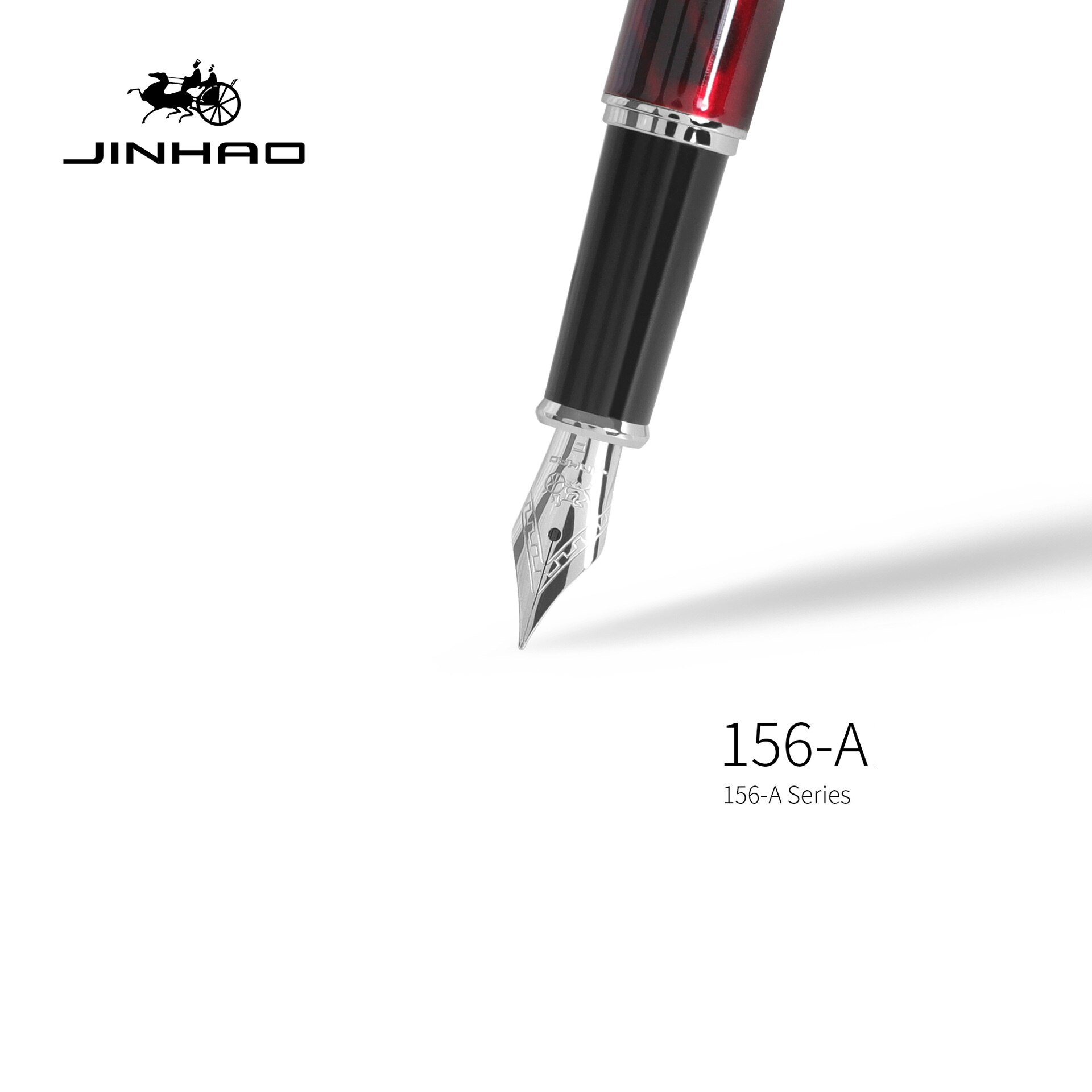 Jinhao Silver Arc Fountain Pen Amber Marble Color ... – Grandado
