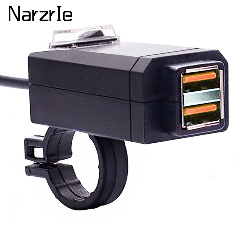 QC3.0 Usb Motorfiets Lader Waterdicht Dual Usb Qui... – Vicedeal