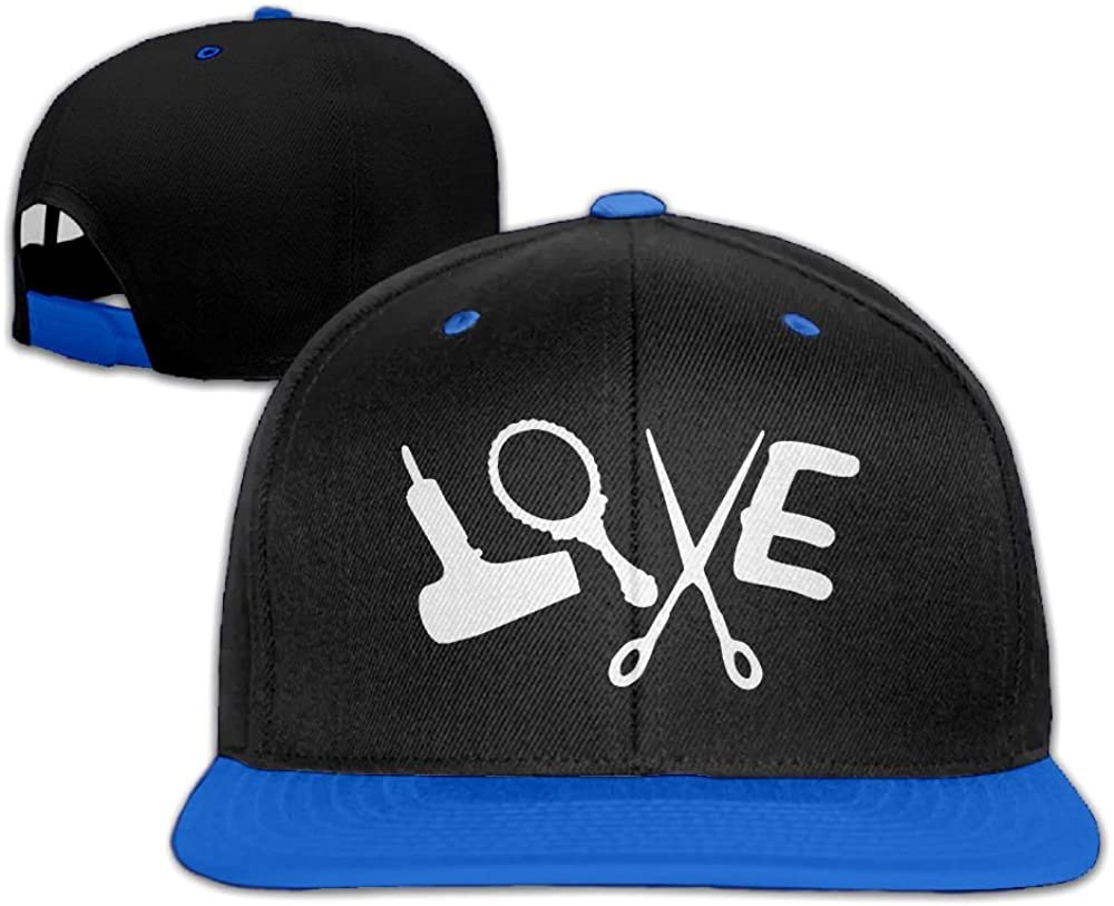 Mens/Womens Funny Hip-hop Hats Hairstylist Love Ad... – Grandado