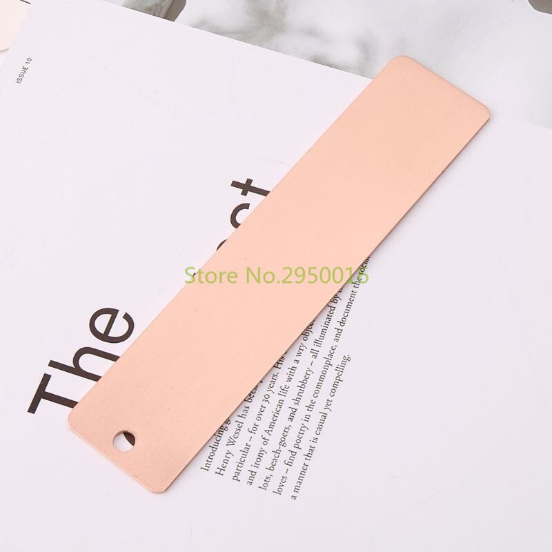 12cm Vintage Copper Brass Straight Ruler Bookmarks... – Grandado