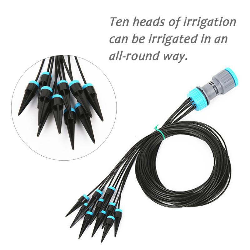 10-Head Drip Irrigation Kit Plant Watering System ... – Grandado
