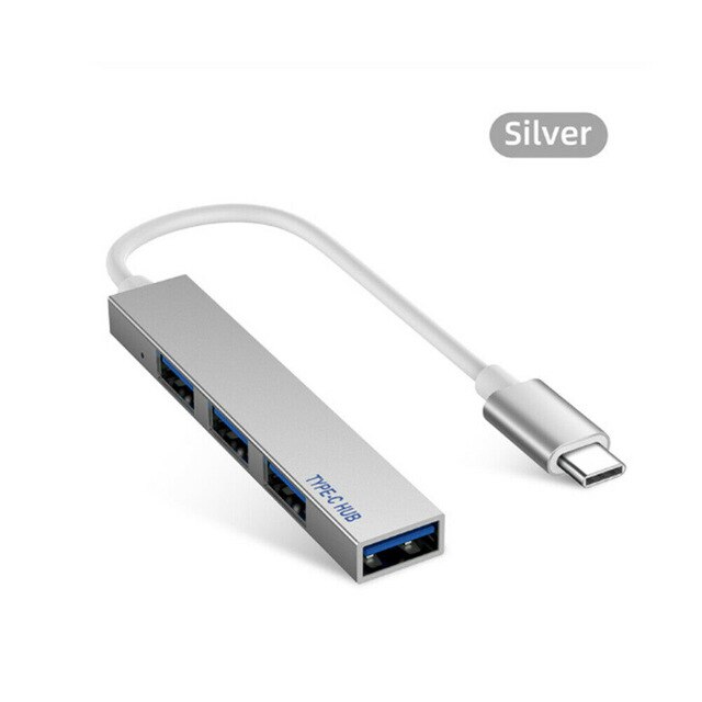 4 Port USB Hub Type-C OTG Hub 3.1/3.0 Multi Splitt... – Grandado
