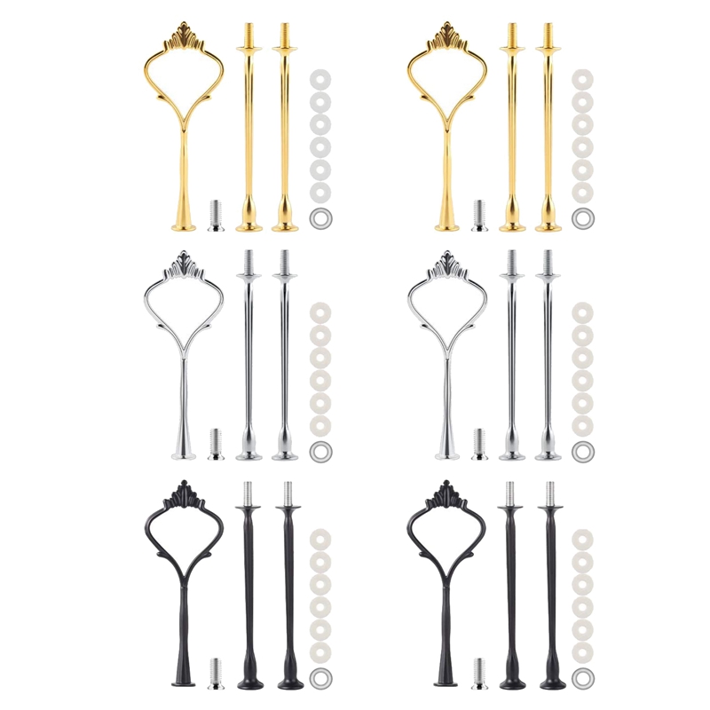 6 Set Tray Hardware for Cake Stand 3 Tier Cake Sta... – Grandado