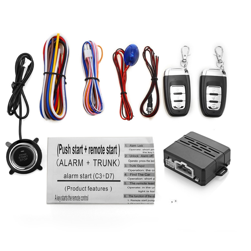 Universal Car Alarm Auto Start Stop System Remote ... – Grandado