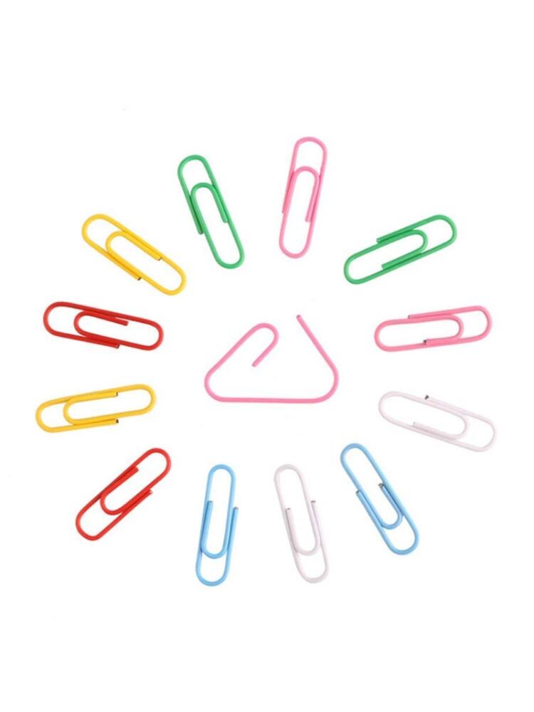 10box/set Mini Metal Candy Color Paper Clips Bookm... – Grandado