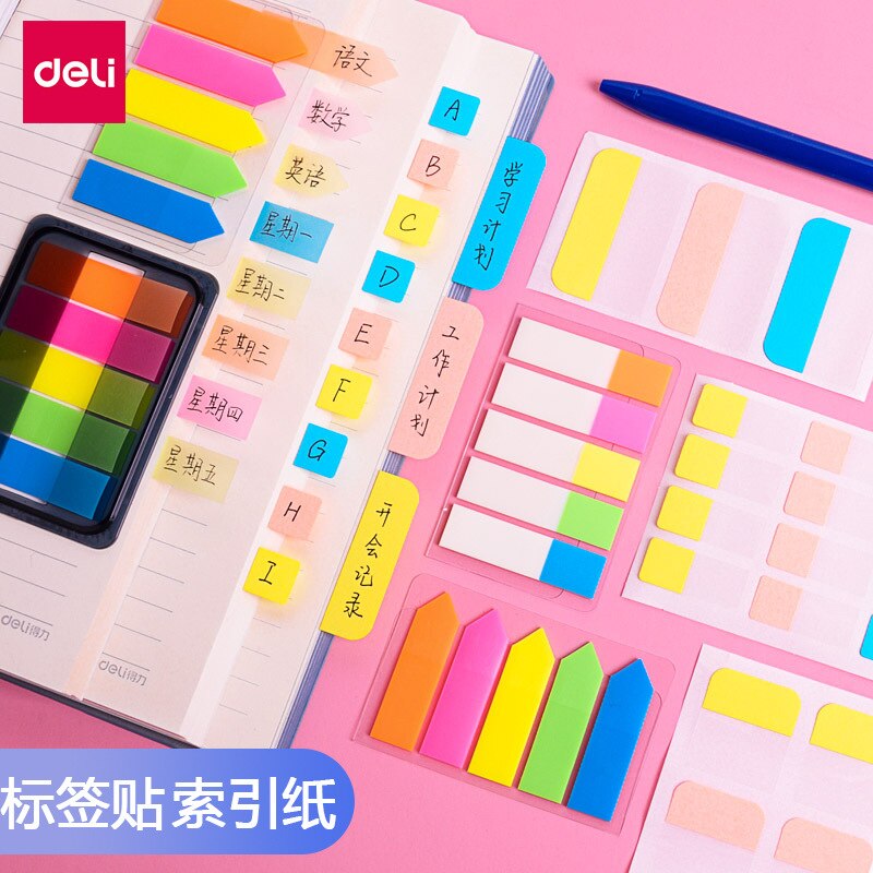 Deli 9060 Fluorescerende Stickers Label Sticker Ri... – Vicedeal