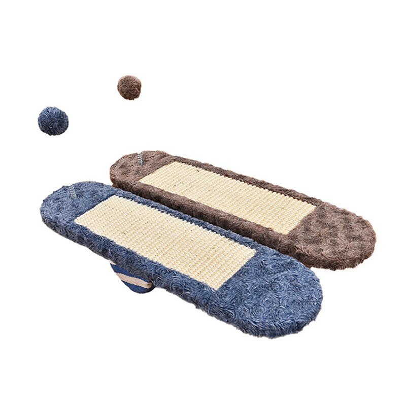2 in 1 Cat Scratch Board Pet Seesaw Cat Toy Play a... – Grandado
