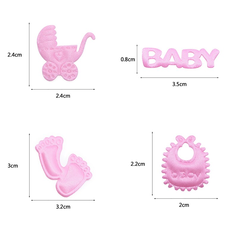 100pcs/lot Baby Shower Decoration Mini Pacifiers B... – Grandado