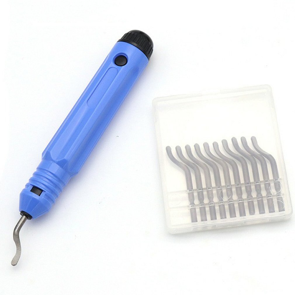 Deburring Tool With 10 Extra Blades Works On Metal... – Grandado