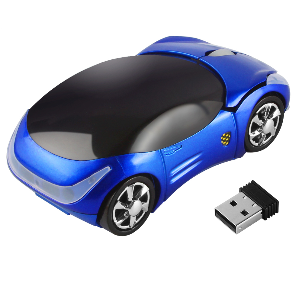 2.4G Draadloze Muis Mini Leuke 3D Auto Vorm Comput... – Vicedeal