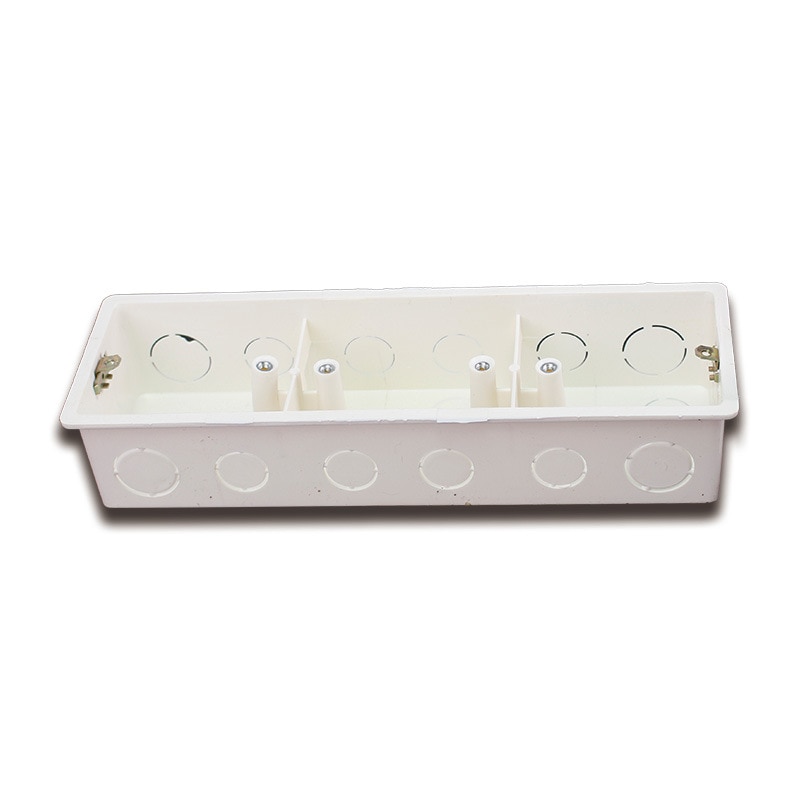 2pcs 86 Type 3-Gang Plastic Junction Box Home Impr... – Grandado