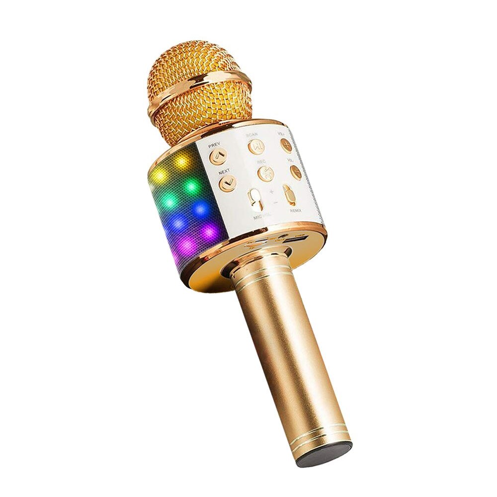 4-in-1 LED Wireless bluetooth Karaoke Microphone U... – Grandado
