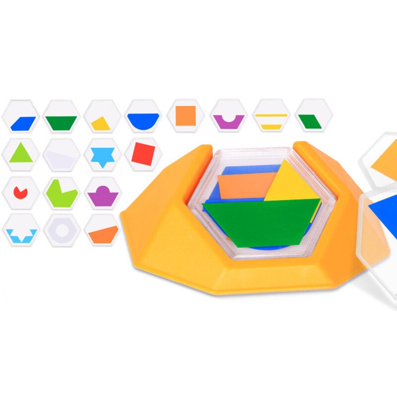 Color Fun Puzzle Games Tangram Jigsaw Board 100 Ch... – Grandado