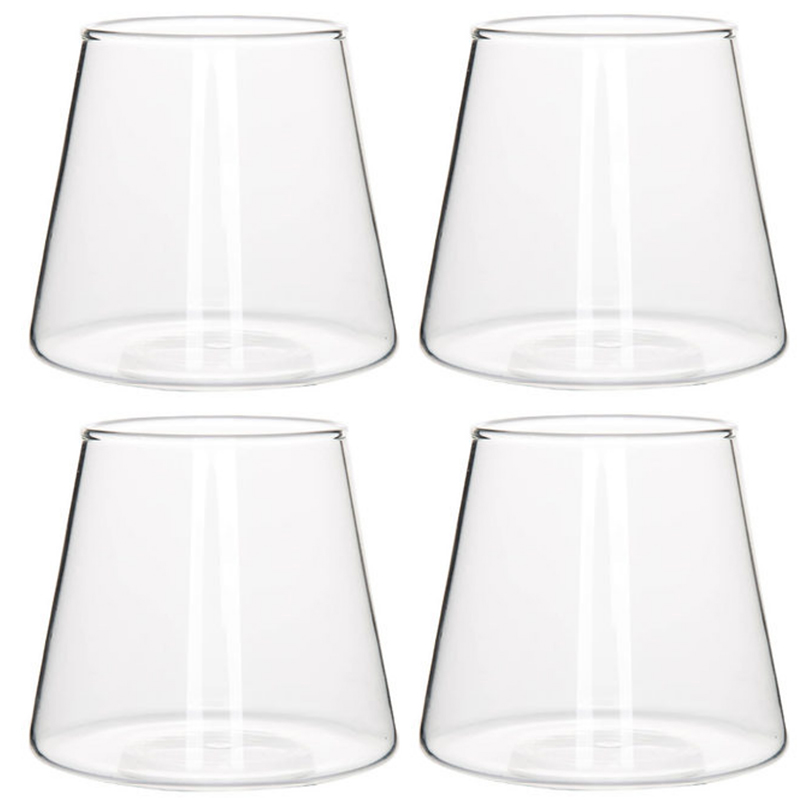 4PCS Mount Fuji Cocktail Glasses Glass Whiskey Gla... – Vicedeal
