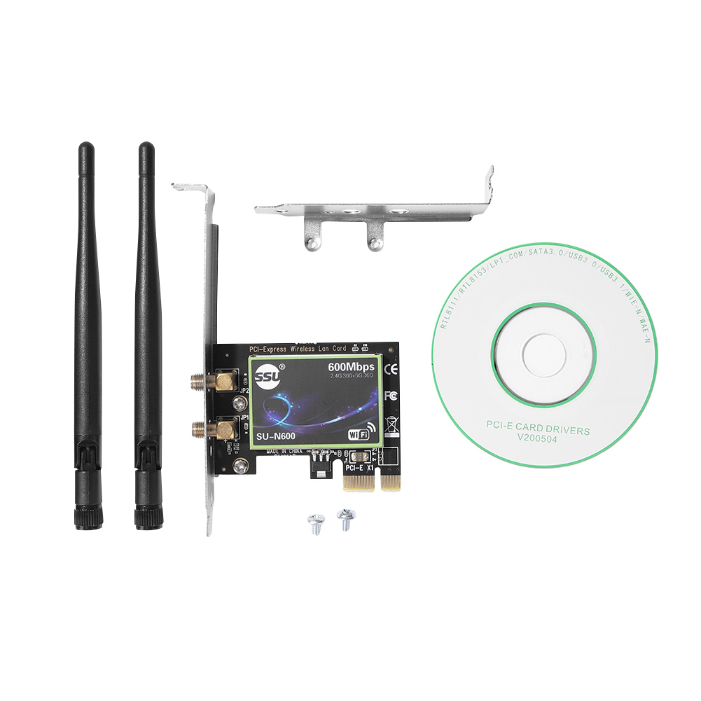 2.4G/5GHz Dual Band Gigabit PCI-E 1X Wireless Netw... – Grandado