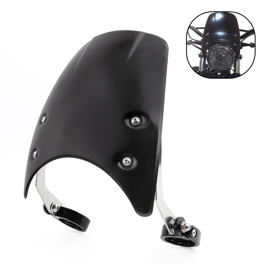 Aluminium Windscreen 39-41mm Fork Mount Windshield... – Grandado
