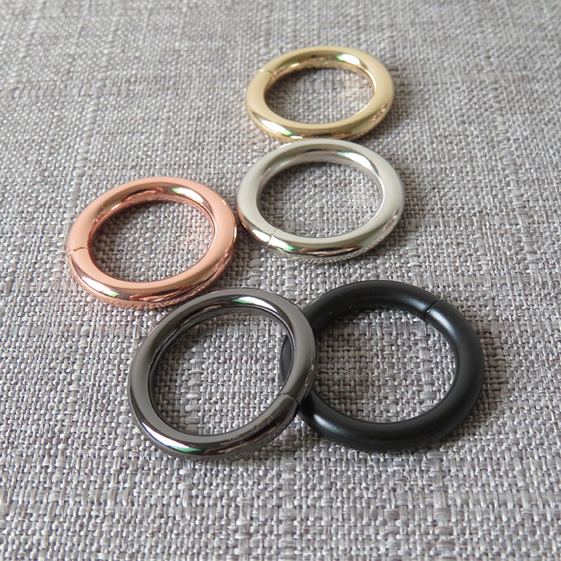 1 Pcs 20Mm Plated Metal O Ringen Sluiting Glad Ges... – Grandado