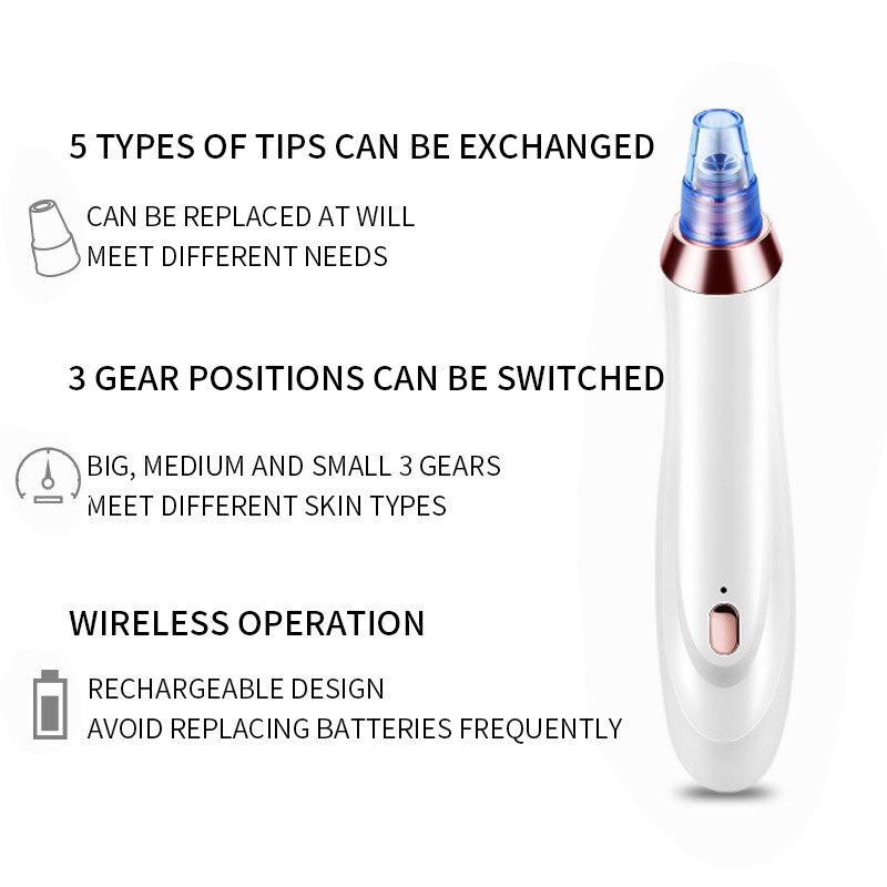 Electric Blackhead Remover Pore Cleaner Skin Care ... – Grandado