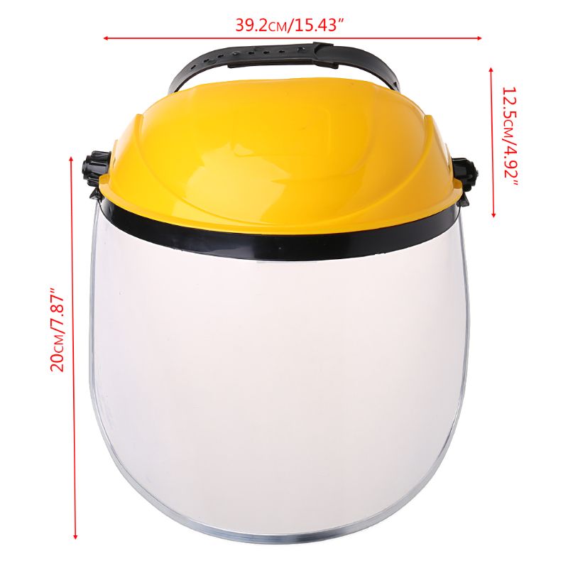 Clear Full Face Shield Safety Visor Mask For Autom... – Grandado