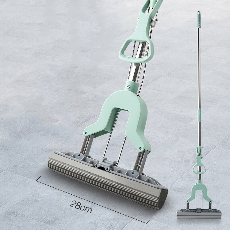 Strong Floor Mop Absorbent Folding Sponge Mop Stai... – Grandado