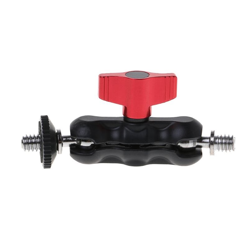 Double Ball Head Clamp Shoe Mount Adapter Magic Ar... – Grandado