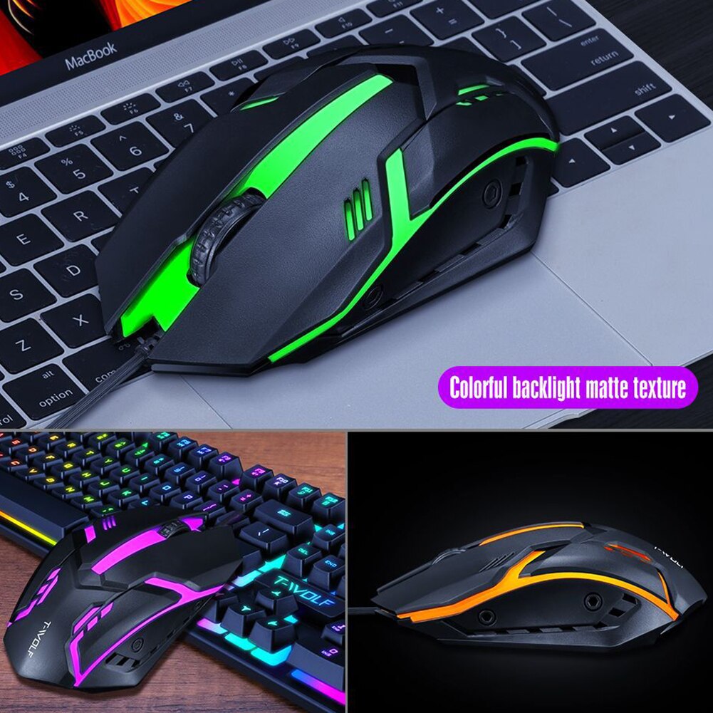 USB Wired Gaming Rainbow RGB Back Light Keyboards ... – Grandado
