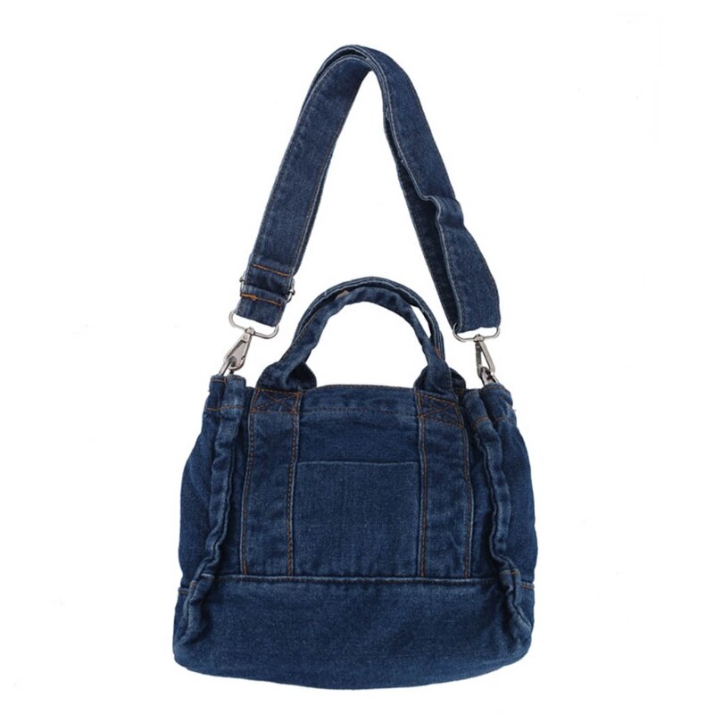 Retro Travel Denim Blue Bags for Women Portable Tr... – Grandado