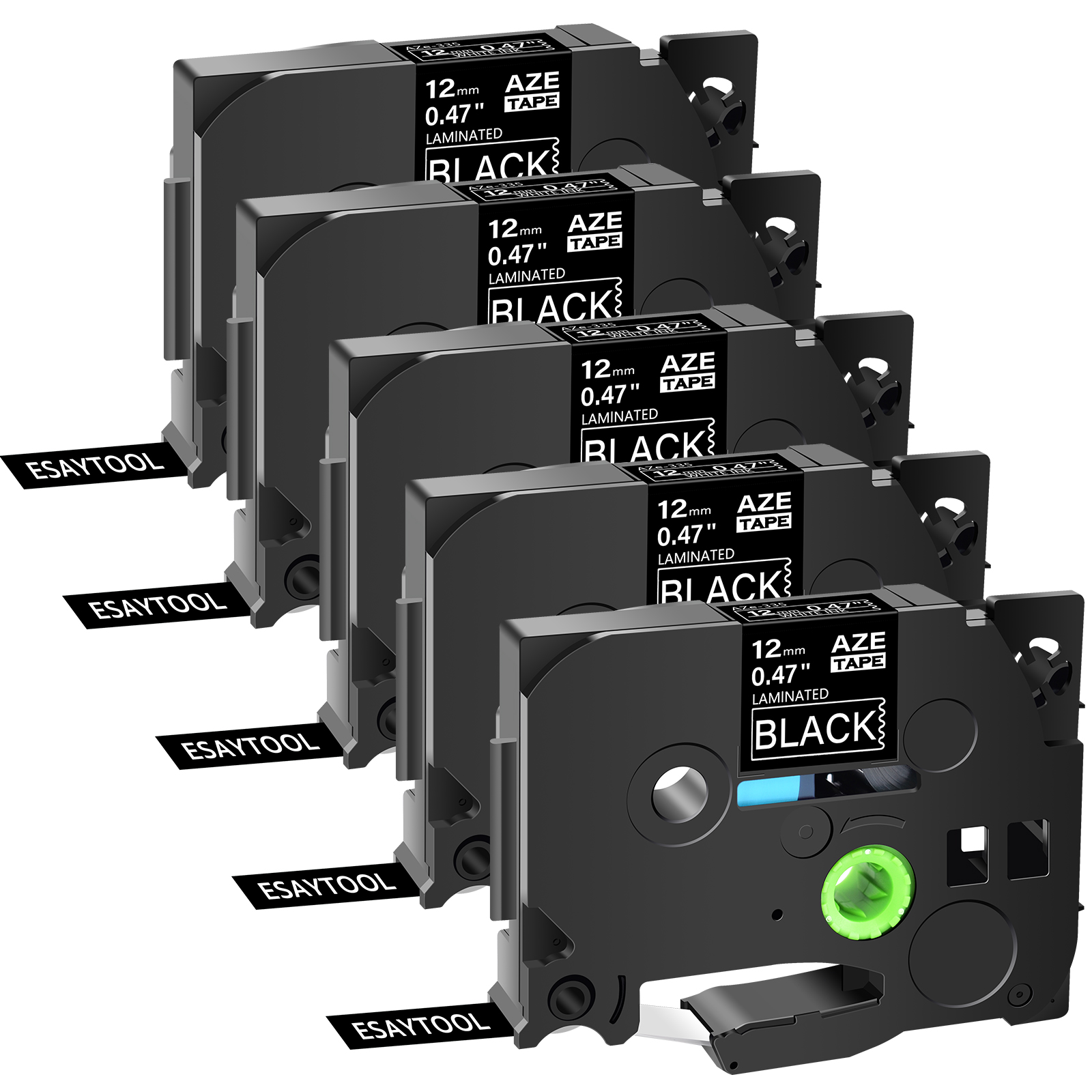 5pk Label Tape Gelamineerd Compatibel Broer TZe-33... – Grandado