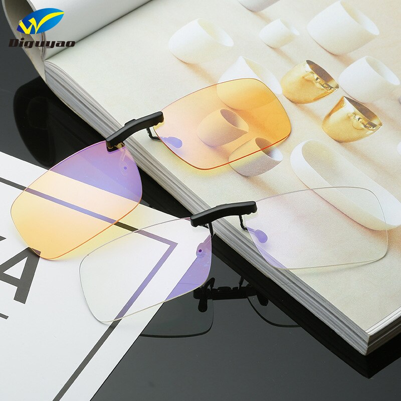 Men Eyeglasses Anti Blue Light Clip-on Lens Comput... – Vicedeal