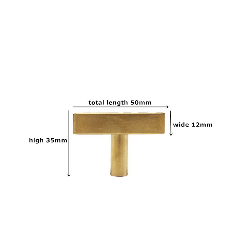 European Style Matte Gold Furniture Handles Brass ... – Grandado