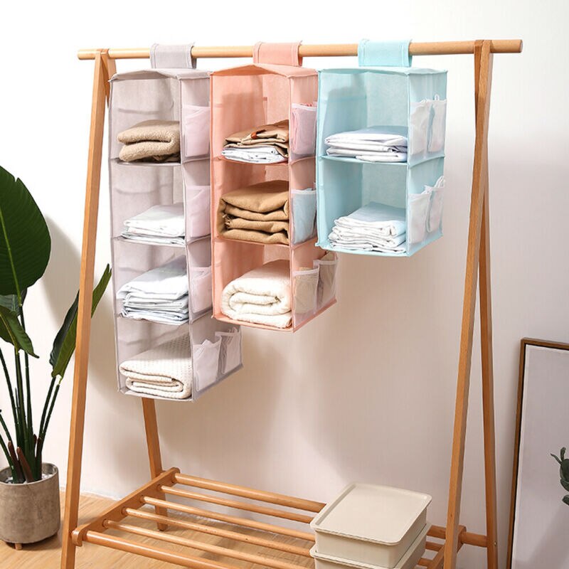 2/3/4 Layer Wardrobe Hanging Storage Bag Interlaye... – Vicedeal