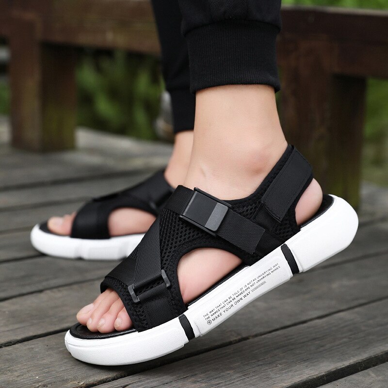 Mens Beach Sandals Men Roman Style Platform Sandal... – Grandado