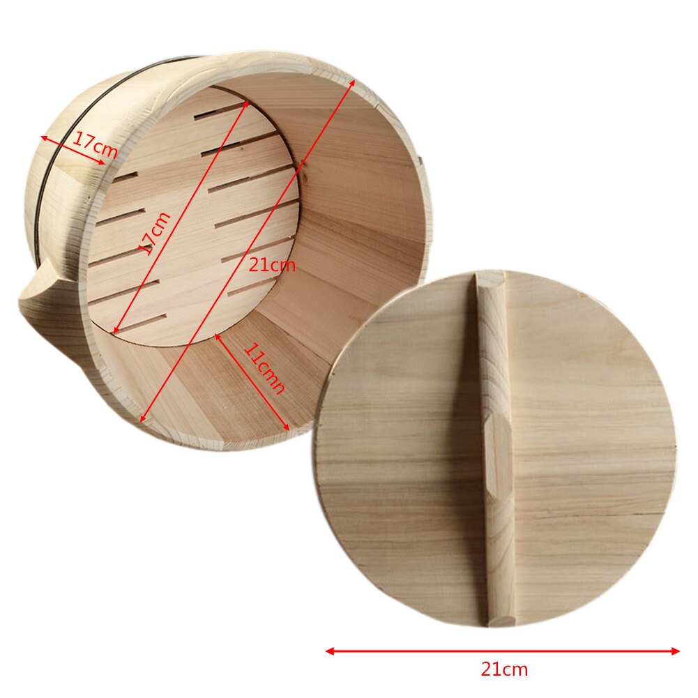 Natural Wooden Kitchen Tool Portable Lid Steaming ... – Grandado