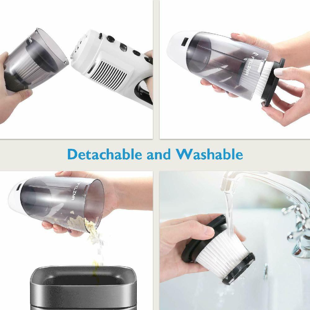 Handheld Vacuum Cleaner Hand Cordless 120W Powerfu... – Grandado