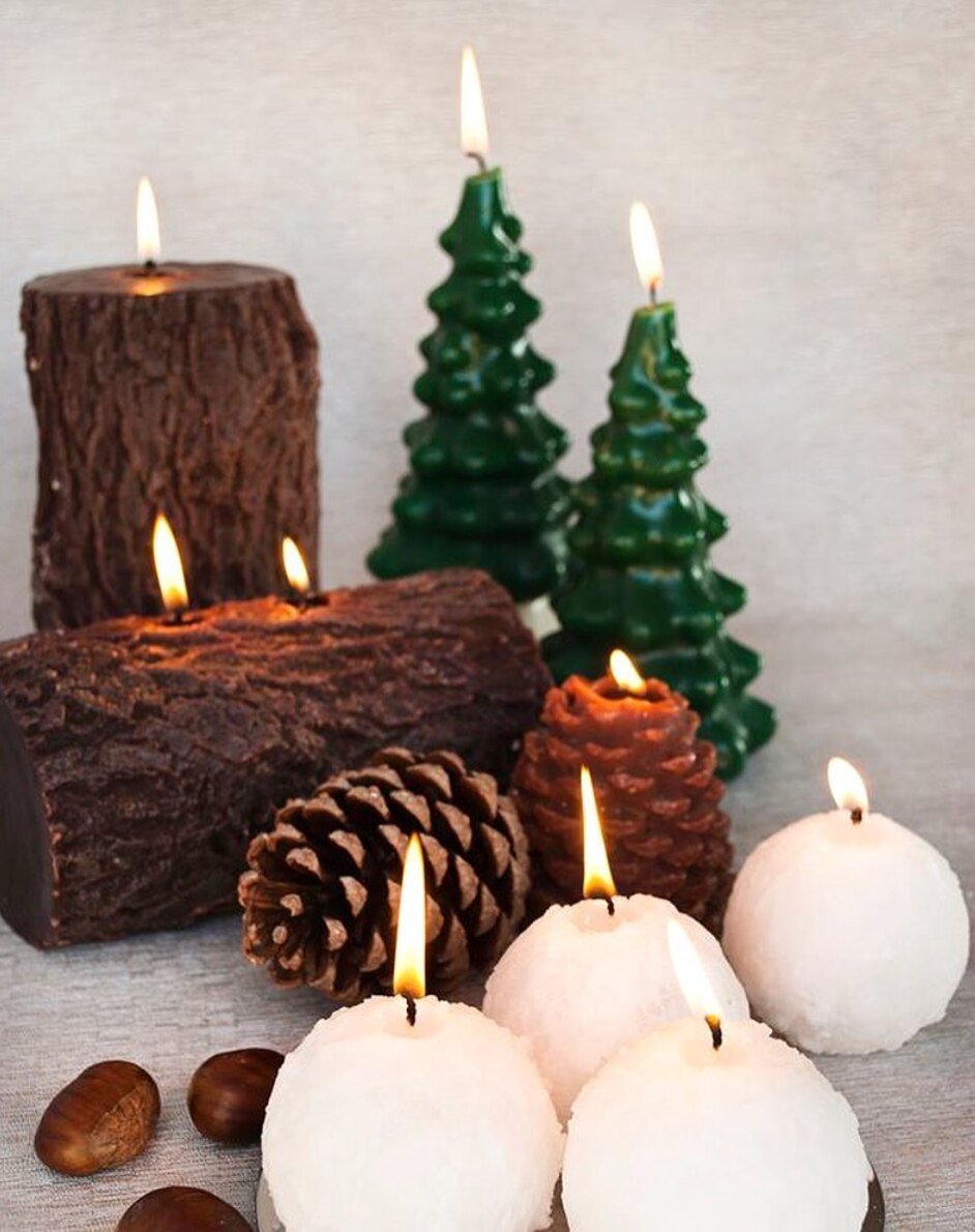 Pine Cone Candle,House Candles, Long Burning, Stre... – Grandado