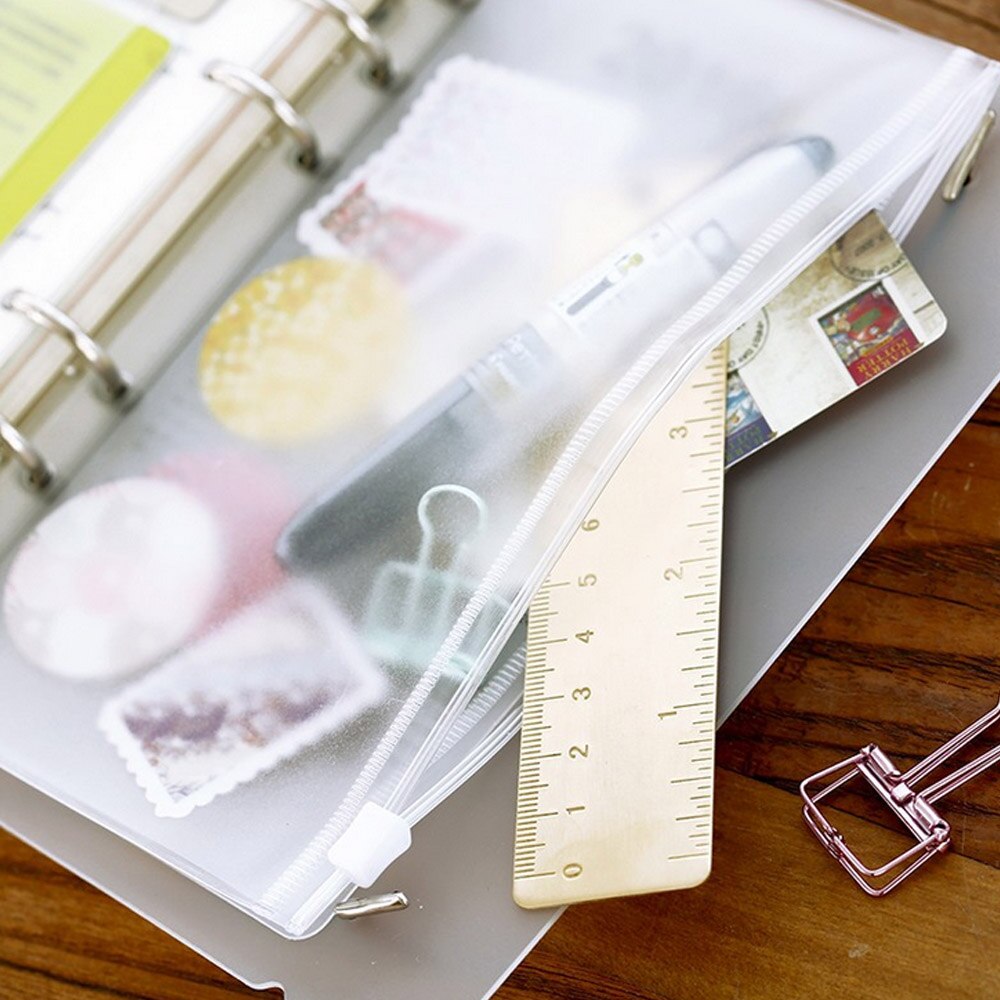 12PCS A5 Size Transparent PVC Document File Paper ... – Grandado