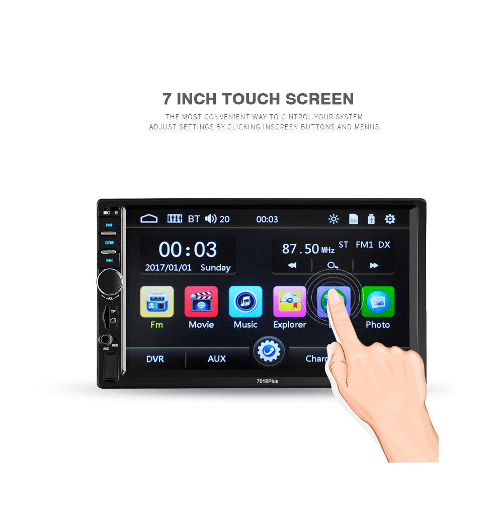 Autoradio 2 Din Auto Radio 7 "Touch Screen Dash MP... – Vicedeal