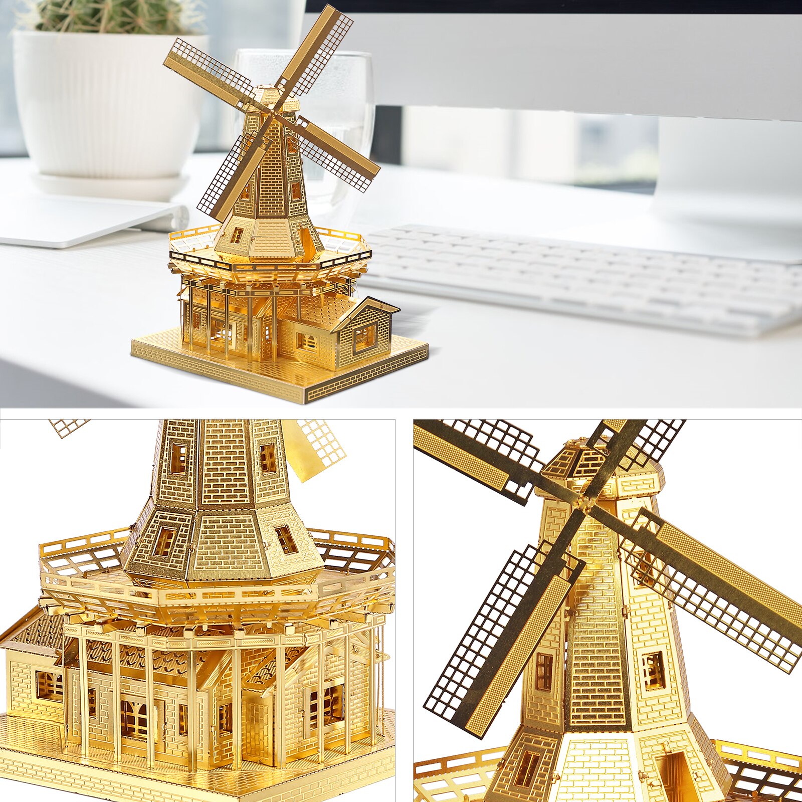 DUTCH WINDMILL 3D Architecture Model building Game... – Grandado