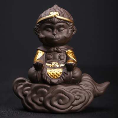 Ceramics Monkey King Monkey King tea pet ornaments... – Vicedeal