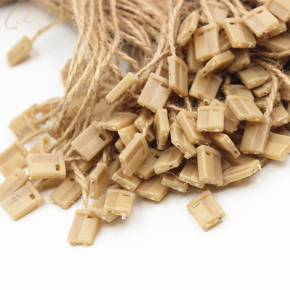 1000 pieces/lot jute hemp hang tag string in appar... – Grandado