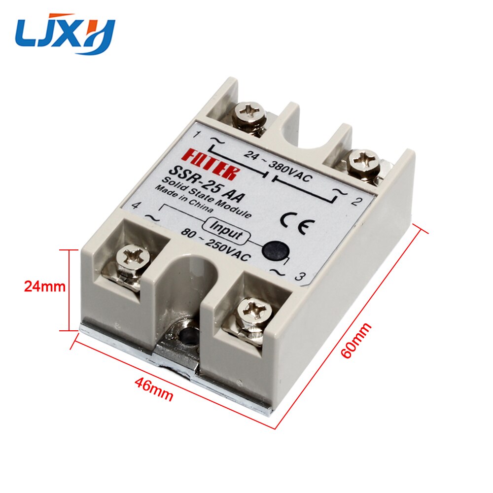 Ljxh Eenfase Ssr Solid State Relais Module AC-AC 1... – Vicedeal