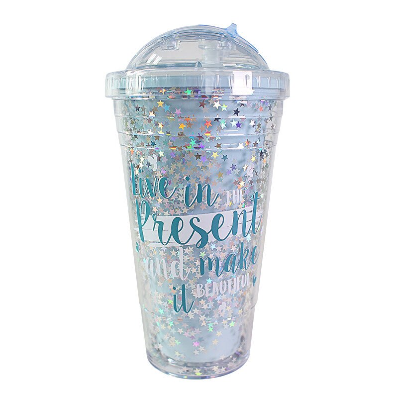 Beautiful Stars Doodle Pattern Cups double Layer P... – Vicedeal
