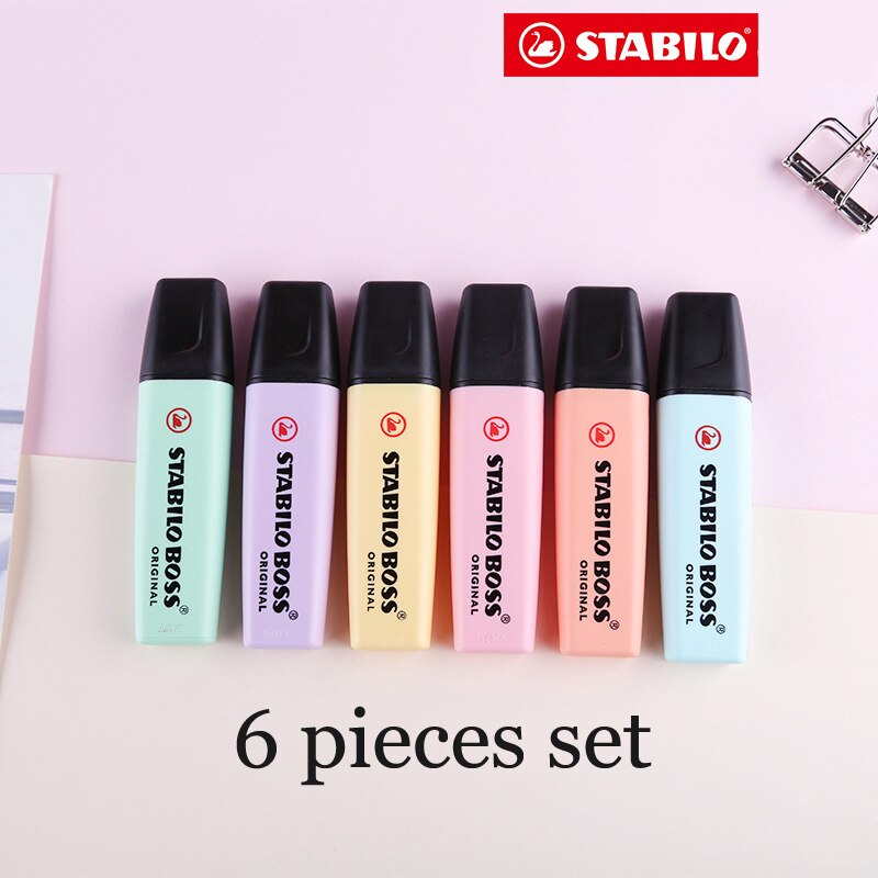 Stabilo Pastel Highlighter Pen Set Destacadores St... – Vicedeal