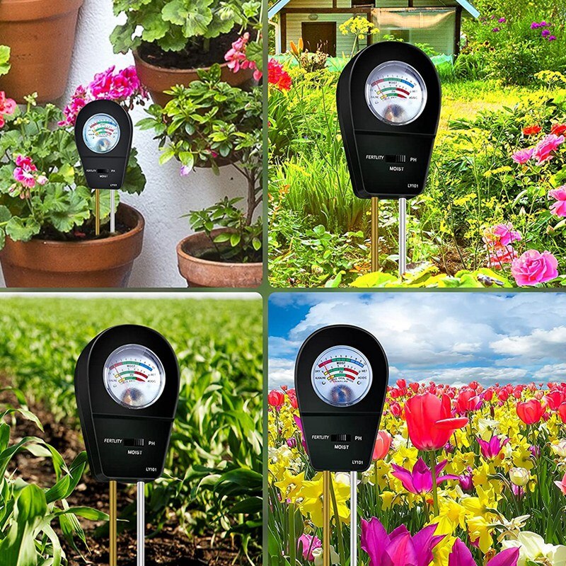 Soil Moisture Meter for Plants, 3-In-1 Soil PH Met... – Grandado