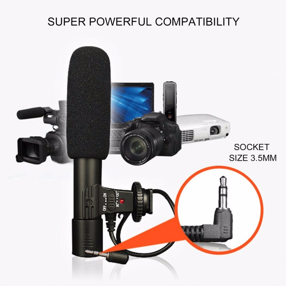 Condenser Microphone 3.5mm Recording Microphone In... – Grandado