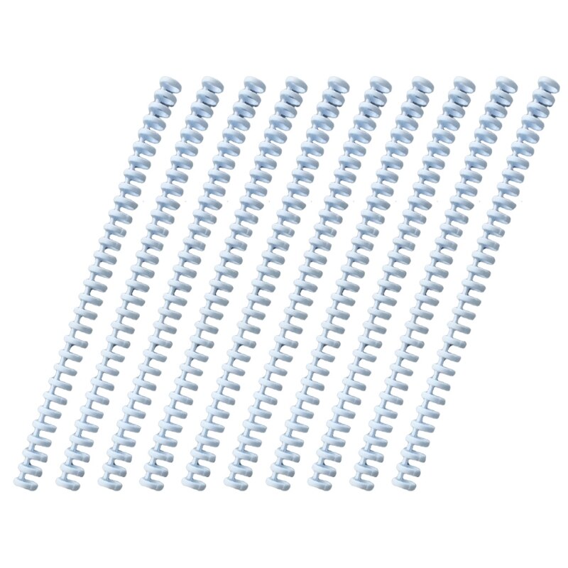 10 Pcs 30 Holes Circles Ring Spiral A4 Notebook Bi... – Vicedeal