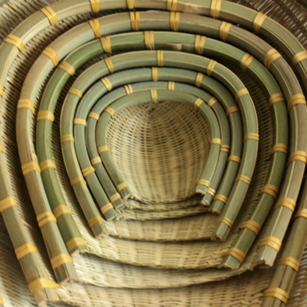 Bamboo Weaving Storage Basket Handmade Open Bamboo... – Grandado