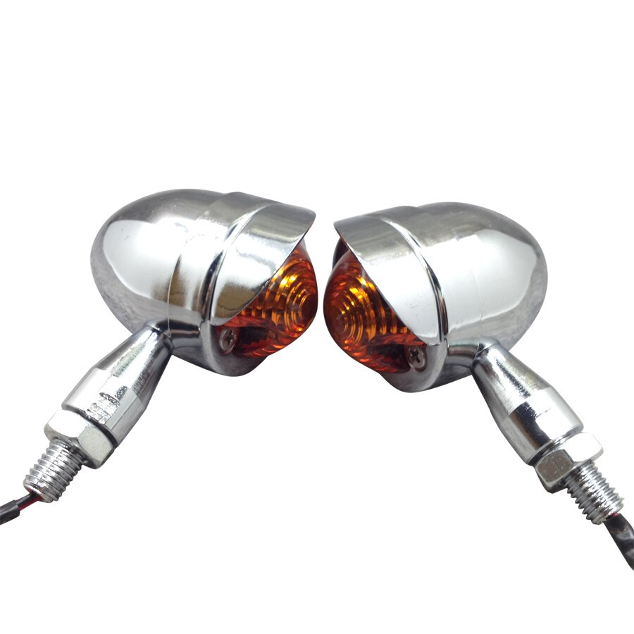 Yecnecty 2X Universal Chrome Motorcycle Light Turn... – Grandado