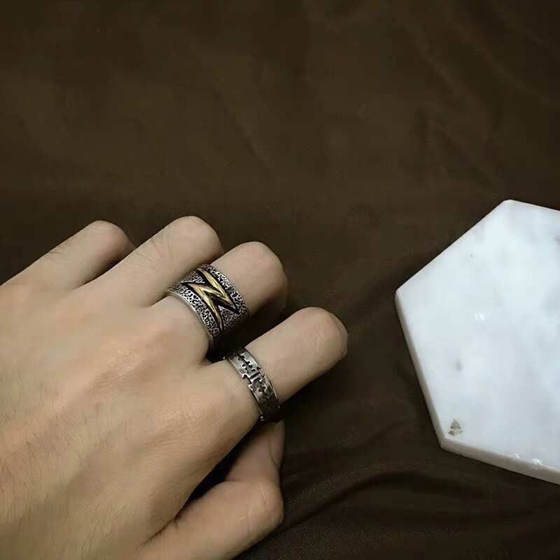 Cool Titanium Stainless blade Ring Factory Direct ... – Vicedeal