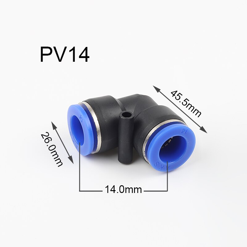 PV L Shaped Elbow Pneumatic Fittings 4/6/8/10/12/1... – Vicedeal
